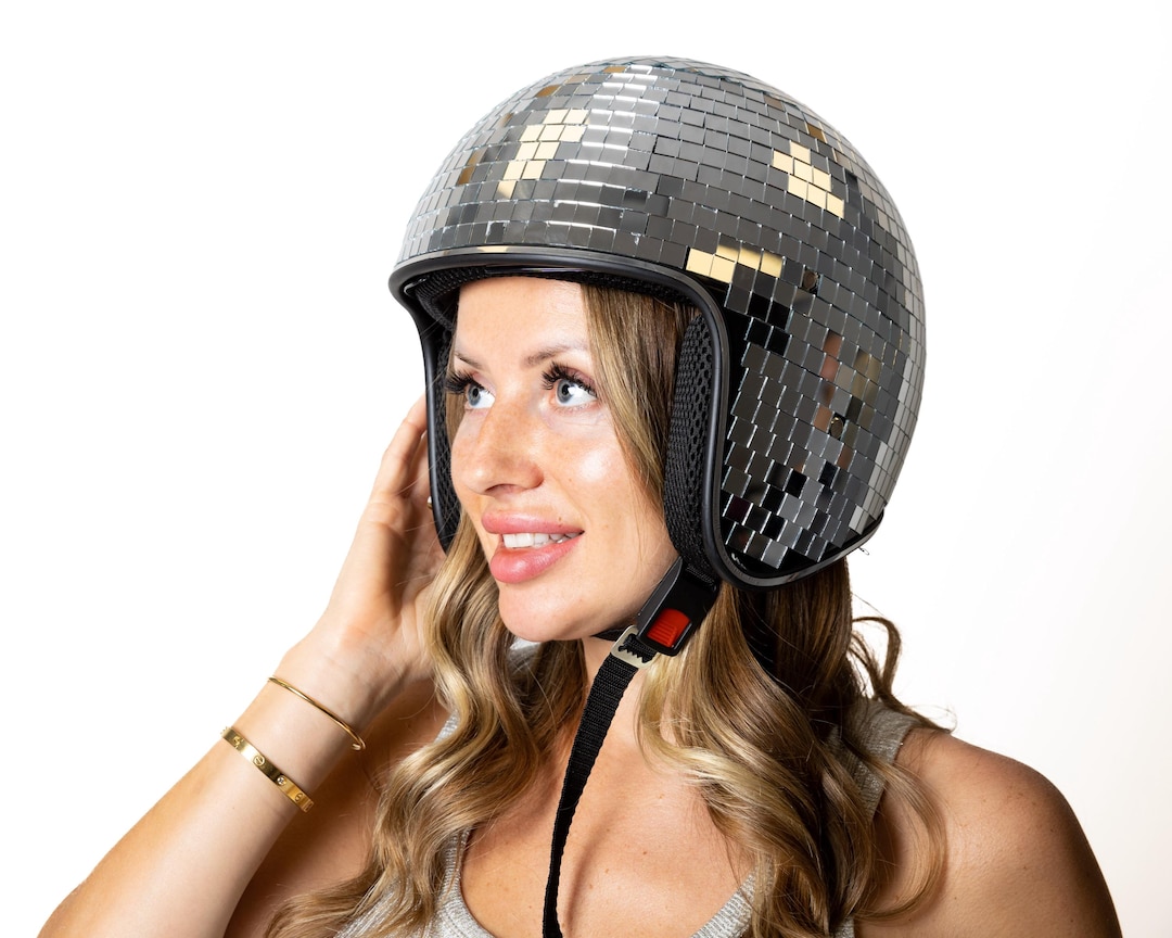 Burning Man Helmet, Festival Helmet, Fancy Helmet, Mirror Custom Helmet ...