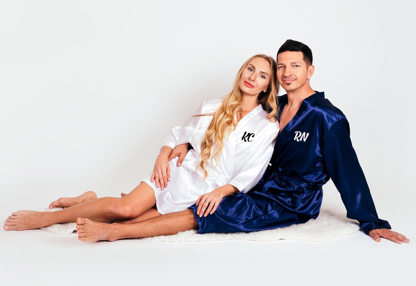 Mr and Mrs Robes Matching Robes for Couple Customized Robes - Etsy