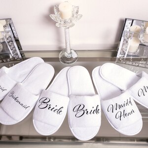 Bridal Slippers, Party Slippers, Custom Spa Slippers, Bachelorette ...