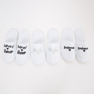 Custom Spa Slippers: Bachelorette, Bridesmaid, Bridal Party Gifts - Etsy