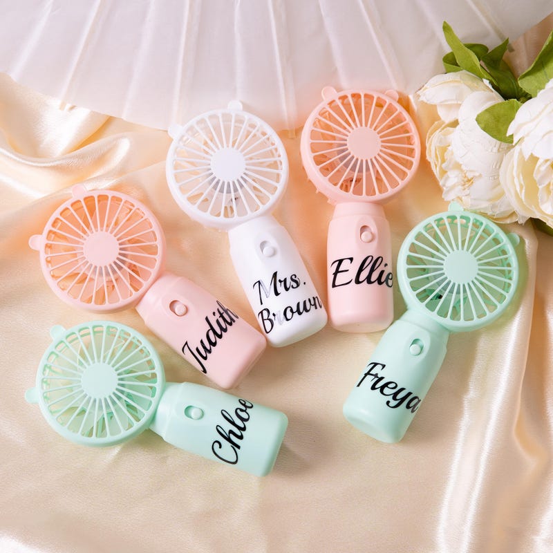 Personalized Fans - Etsy