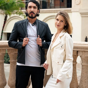 Mr and Mrs Leather Custom Jackets, Just Married Faux Leather Jackets ...