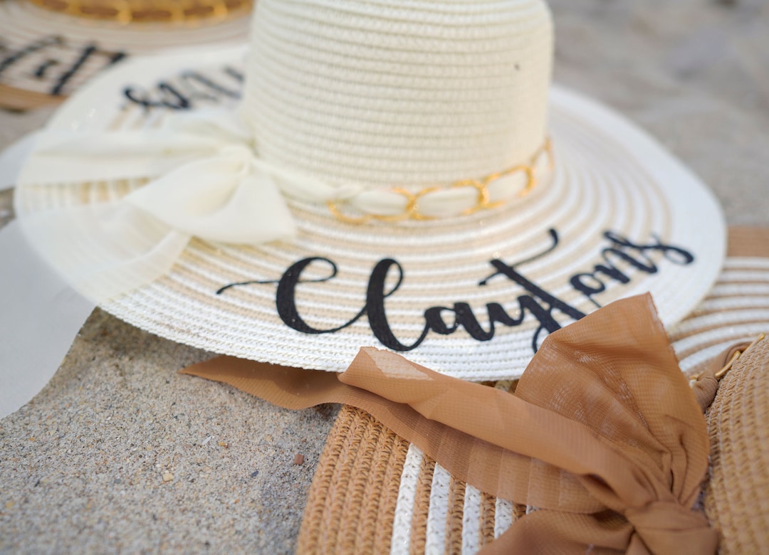 Custom Mrs Sun Hat, Bride Sun Hat, Bride Gift, Hats for Bridesmaids ...
