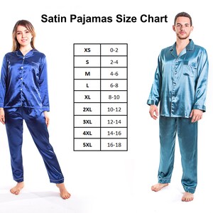 Bridesmaids Pyjamas, Customized Pjs With Names, Silky Party Matching ...