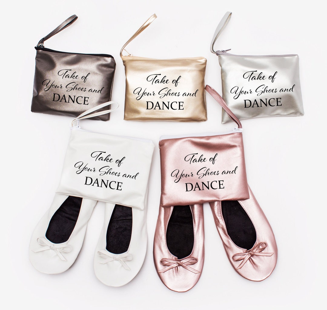 Made to Order Custom Wedding Dancing Flats: Foldable Ballet Slippers ...