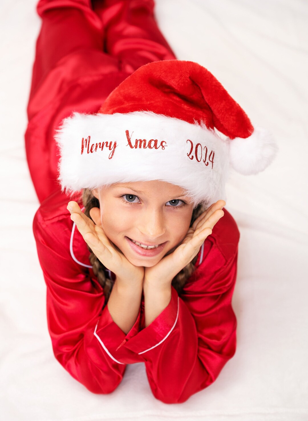 Custom Santa Hat, Xmas Personalized Hat, Christmas Santa Hat ...