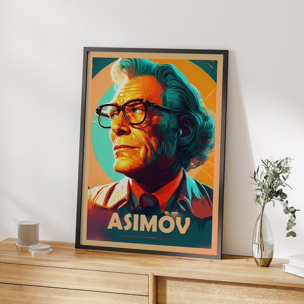 Isaac Asimov Art - Etsy