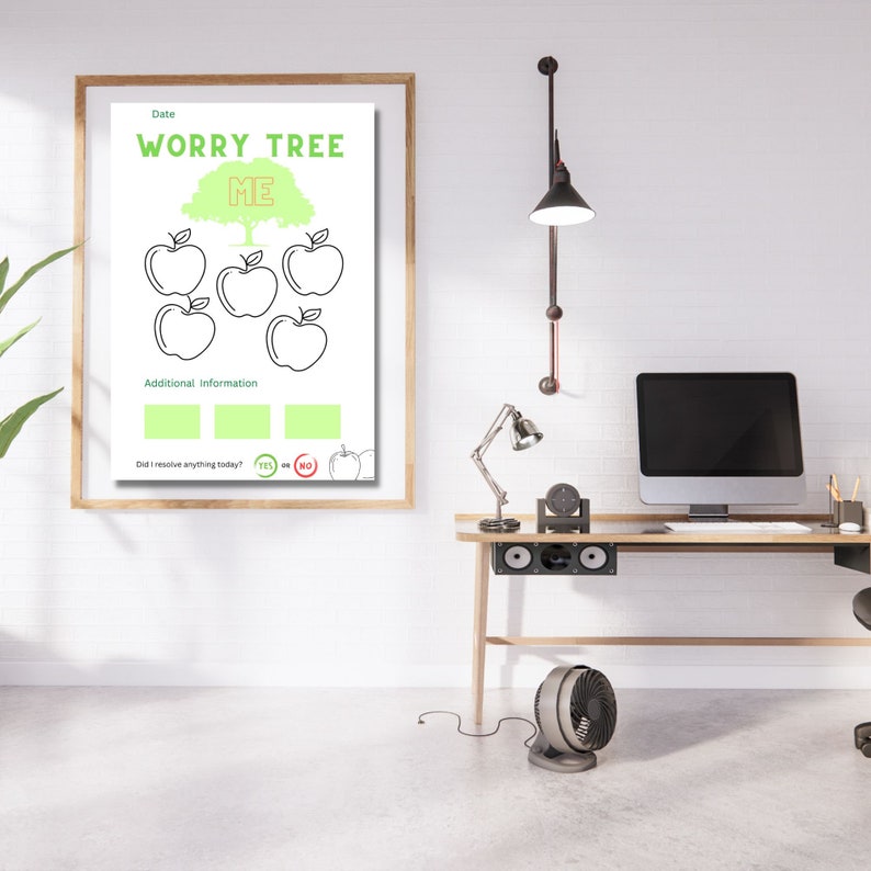 Daily Worry Chart, A5 Worry Sheet, to Do List, Daily Manifesting ...