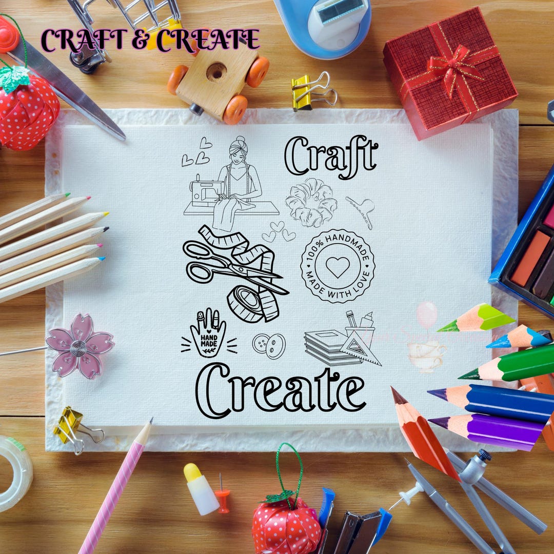 Digital Colouring Sheet - Craft Create. Colouring Crafts. Colouring ...