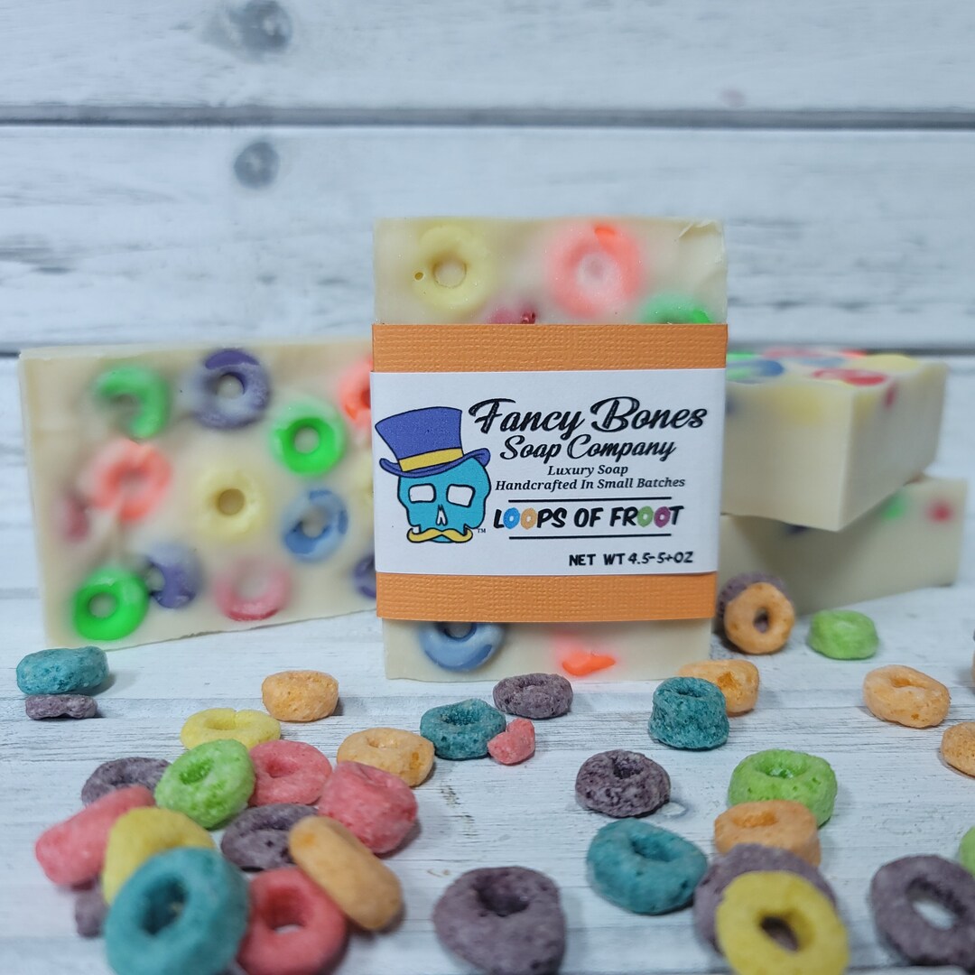 Loops of Froot Fancy Soap Froot Loop Scented Soap Luxury - Etsy
