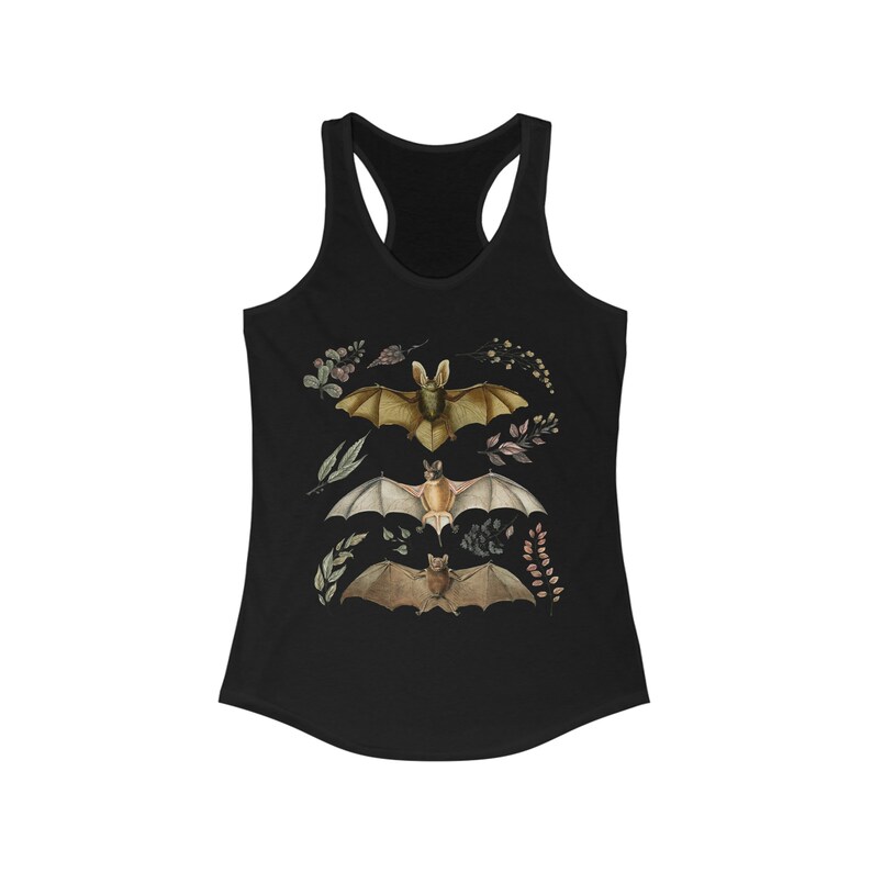Bat Tank Top, Witchy Tshirt, Bats Tshirt, Gothic Tank Top, Aesthetic ...