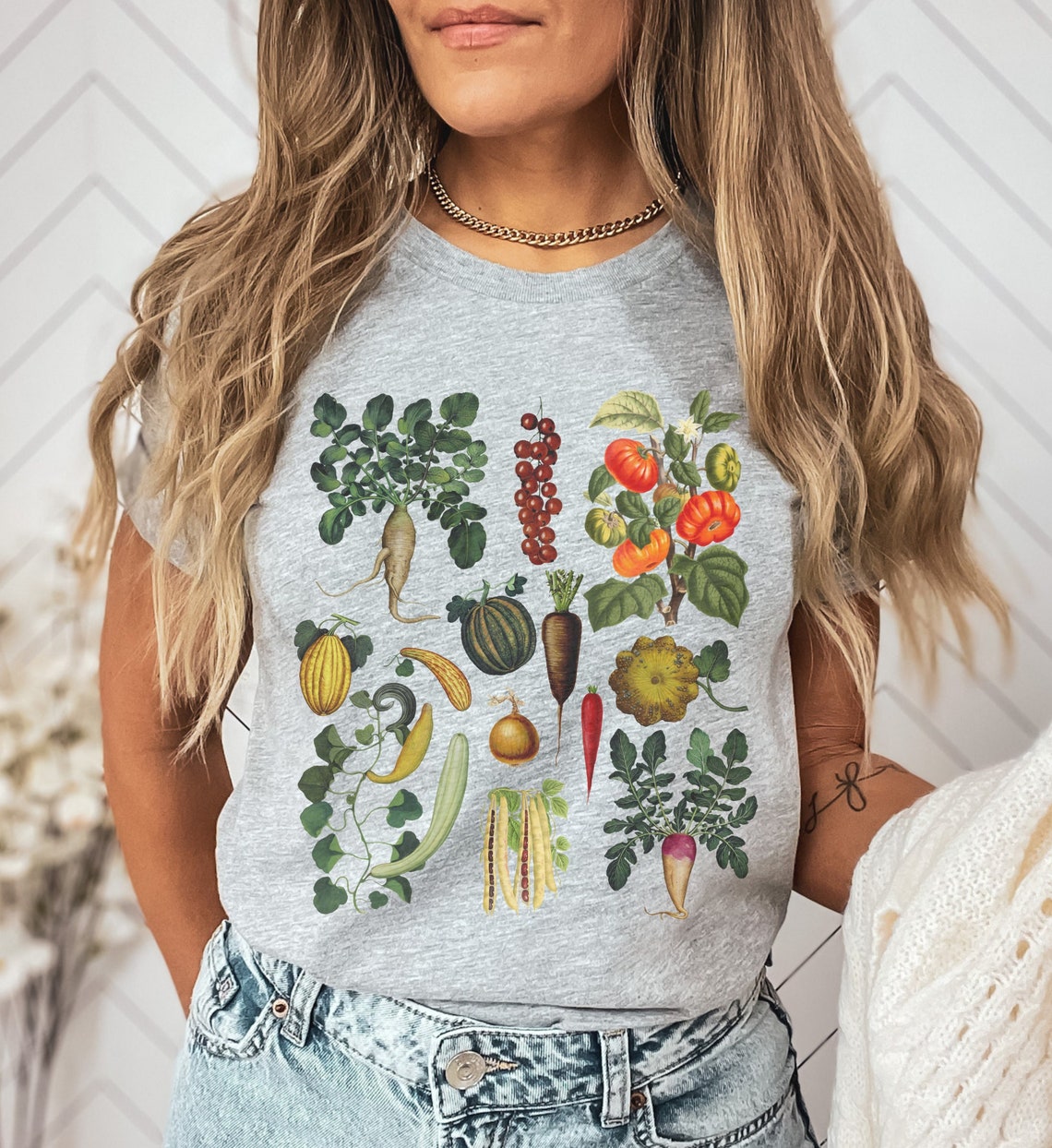 Gardening Shirt, Vegetable Tshirt Aesthetic Tshirt, Cottagecore Apparel ...