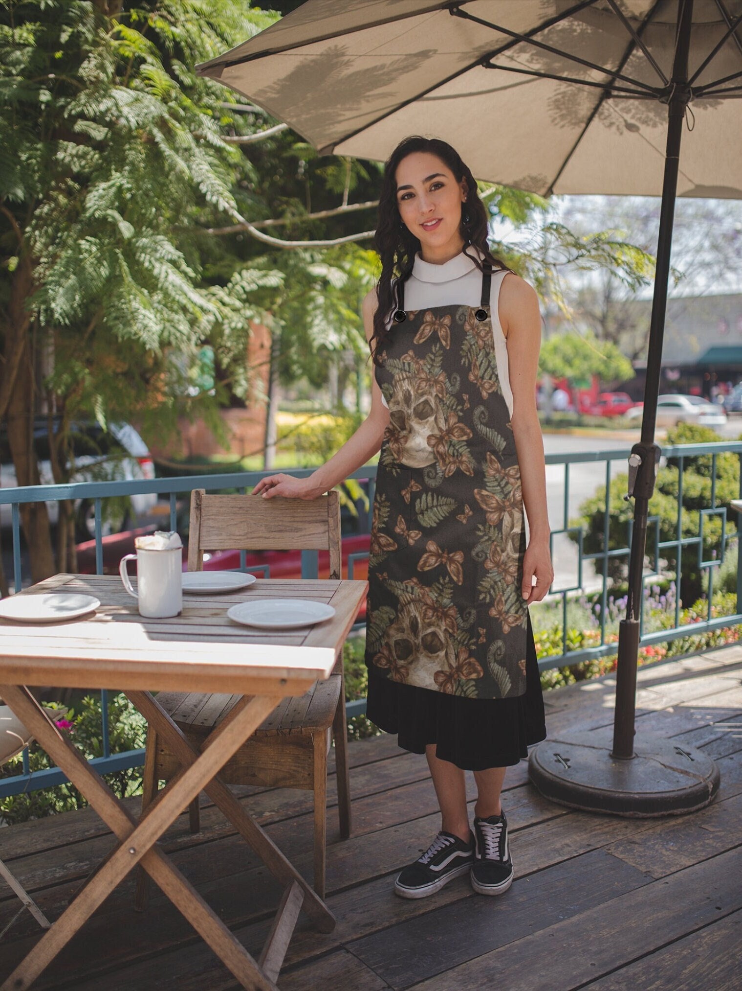 Witch Apron, Gothic Apron, Dark Cottagecore Decor, Forestcore, Witch ...