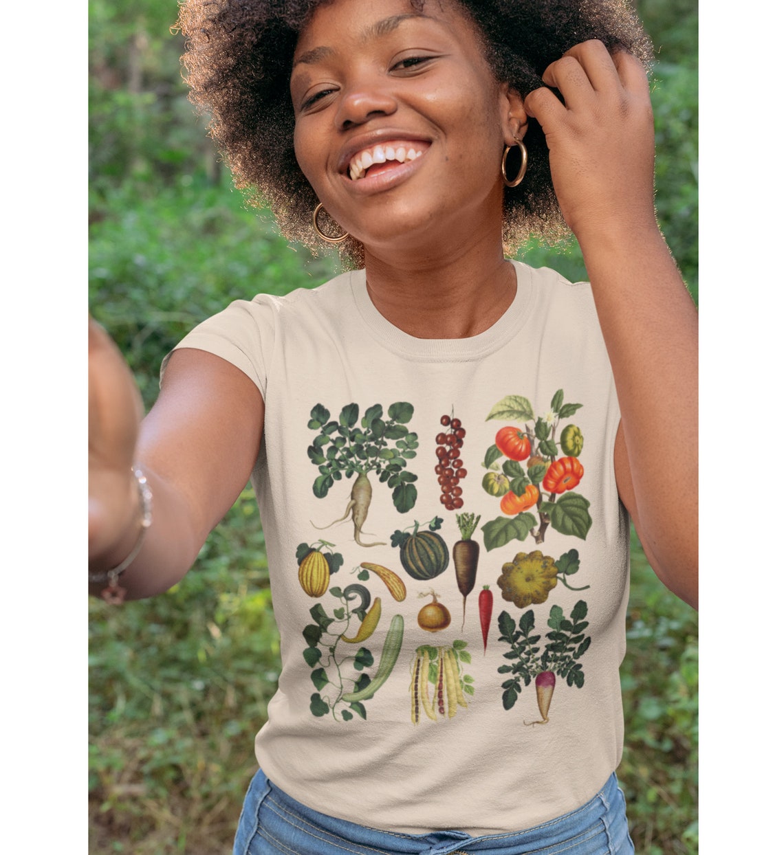 Gardening Shirt, Vegetable Tshirt Aesthetic Tshirt, Cottagecore Apparel ...