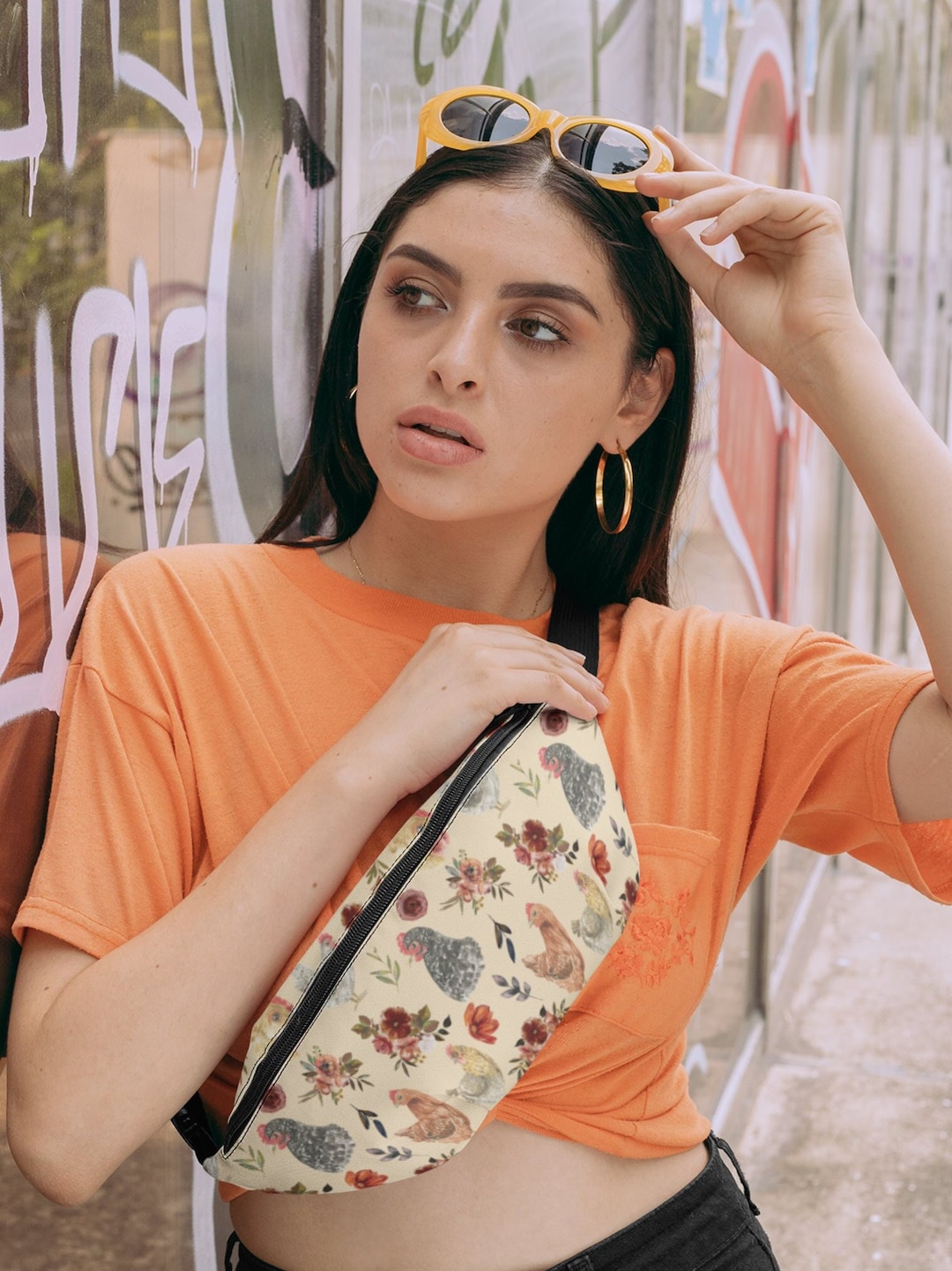 Chicken Fanny Pack, Farmer Gift, Cottagecore Bag, Waist Belt, Belt Bag ...