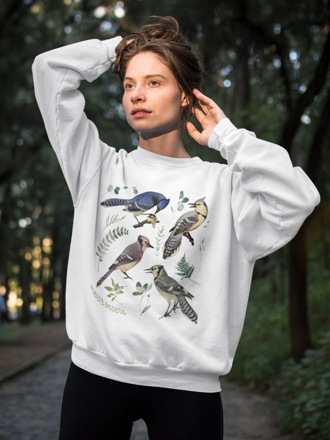 Blue Jay, Bluebird Sweatshirt, Cottagecore Sweatshirt, Vintage Bird, Bird Sweatshirt ...