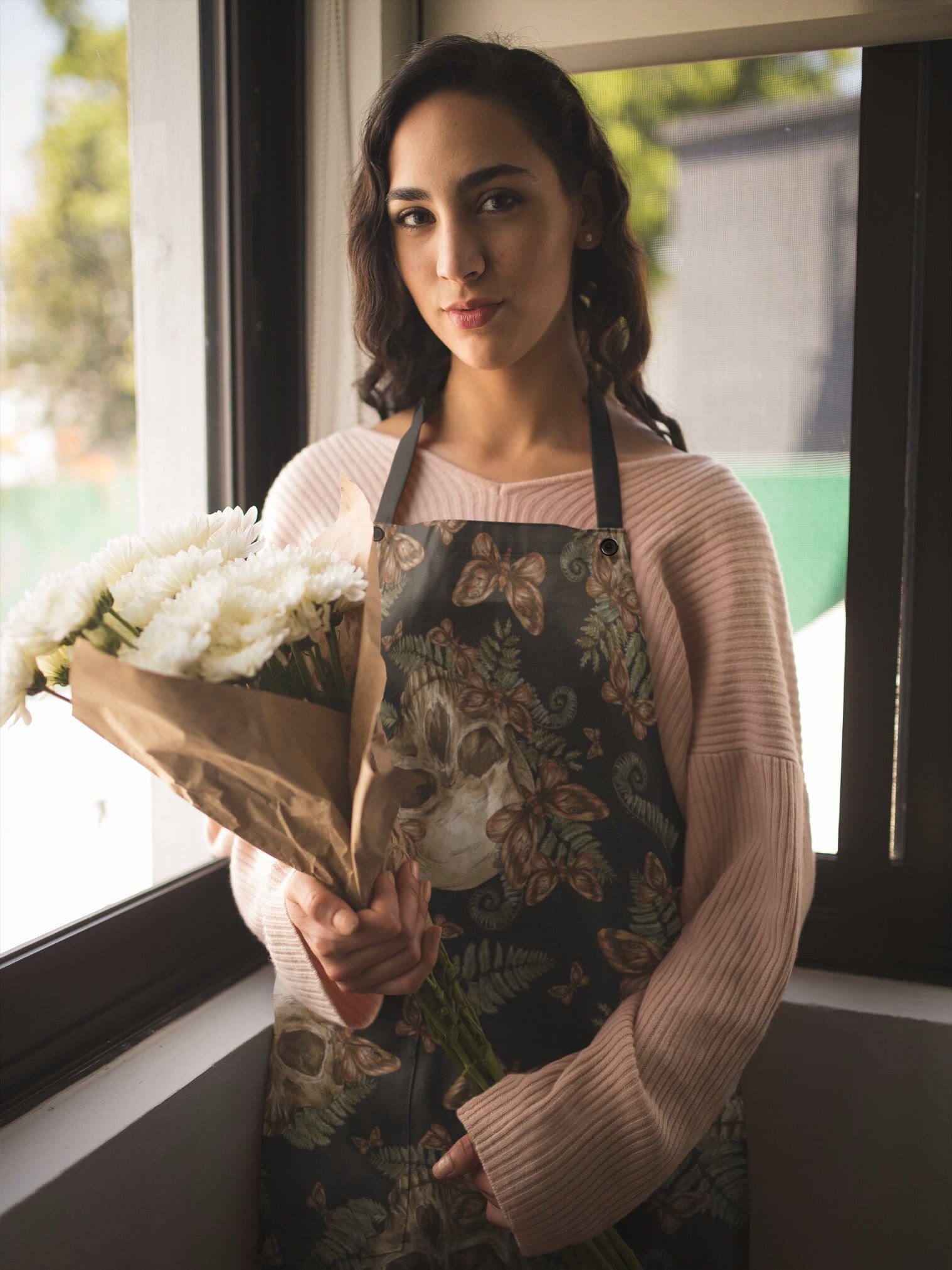 Witch Apron, Gothic Apron, Dark Cottagecore Decor, Forestcore, Witch ...