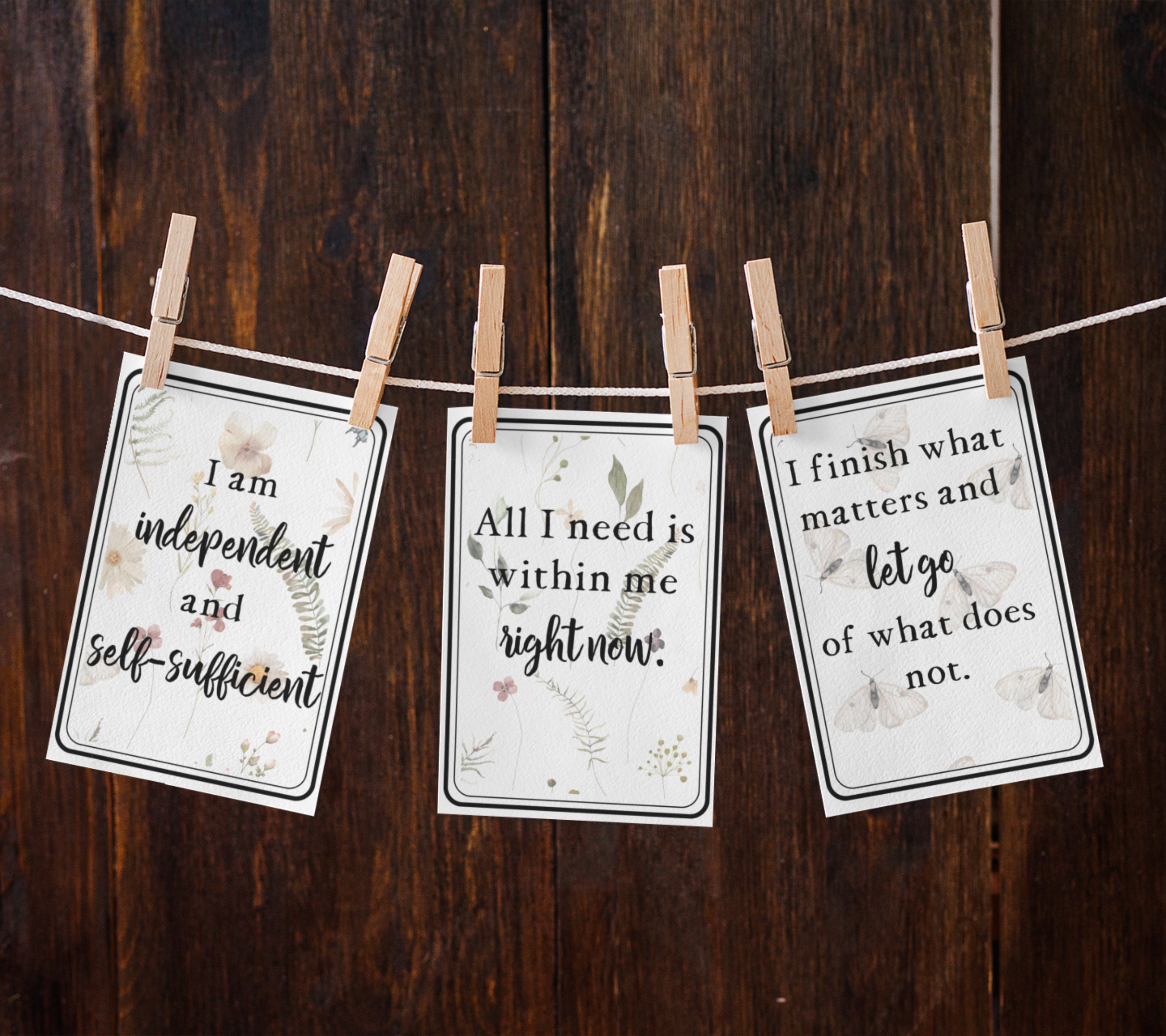 Affirmation Cards Printable, Affirmation Cards Digital, Positive ...