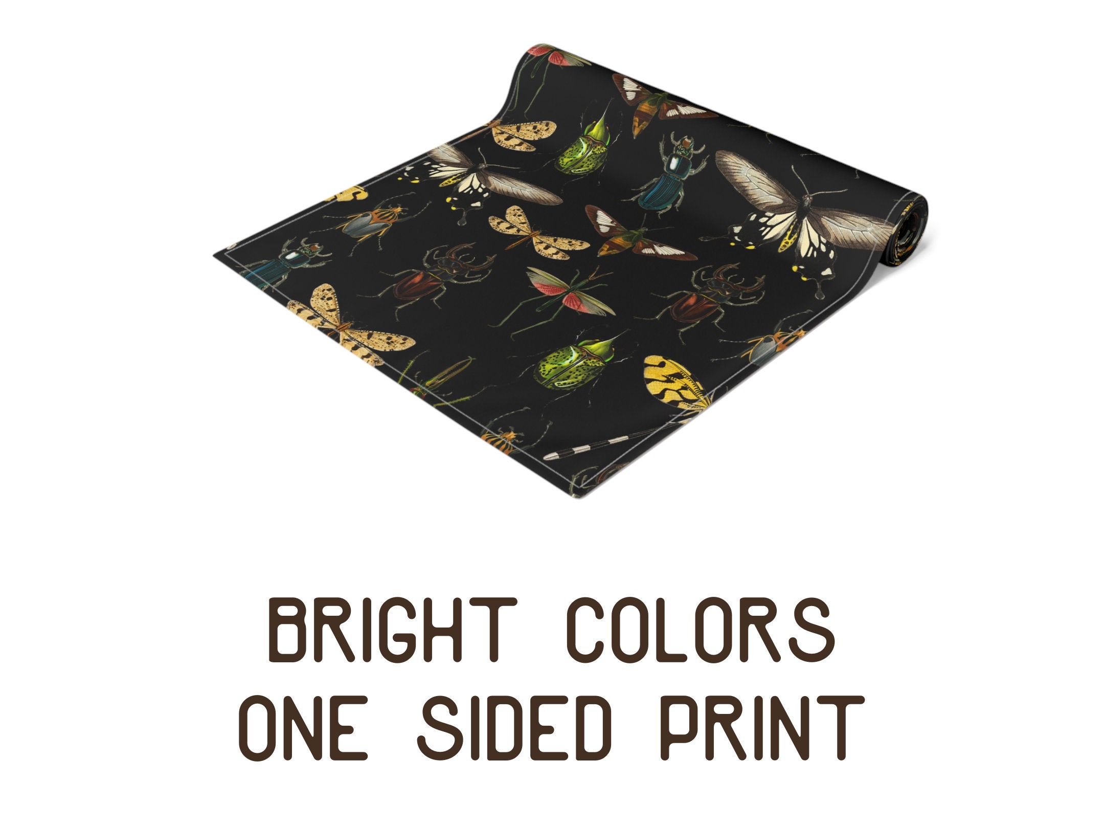 Insect Table Runner, Creepy Table Cloth, Naturecore Decor, Halloween ...