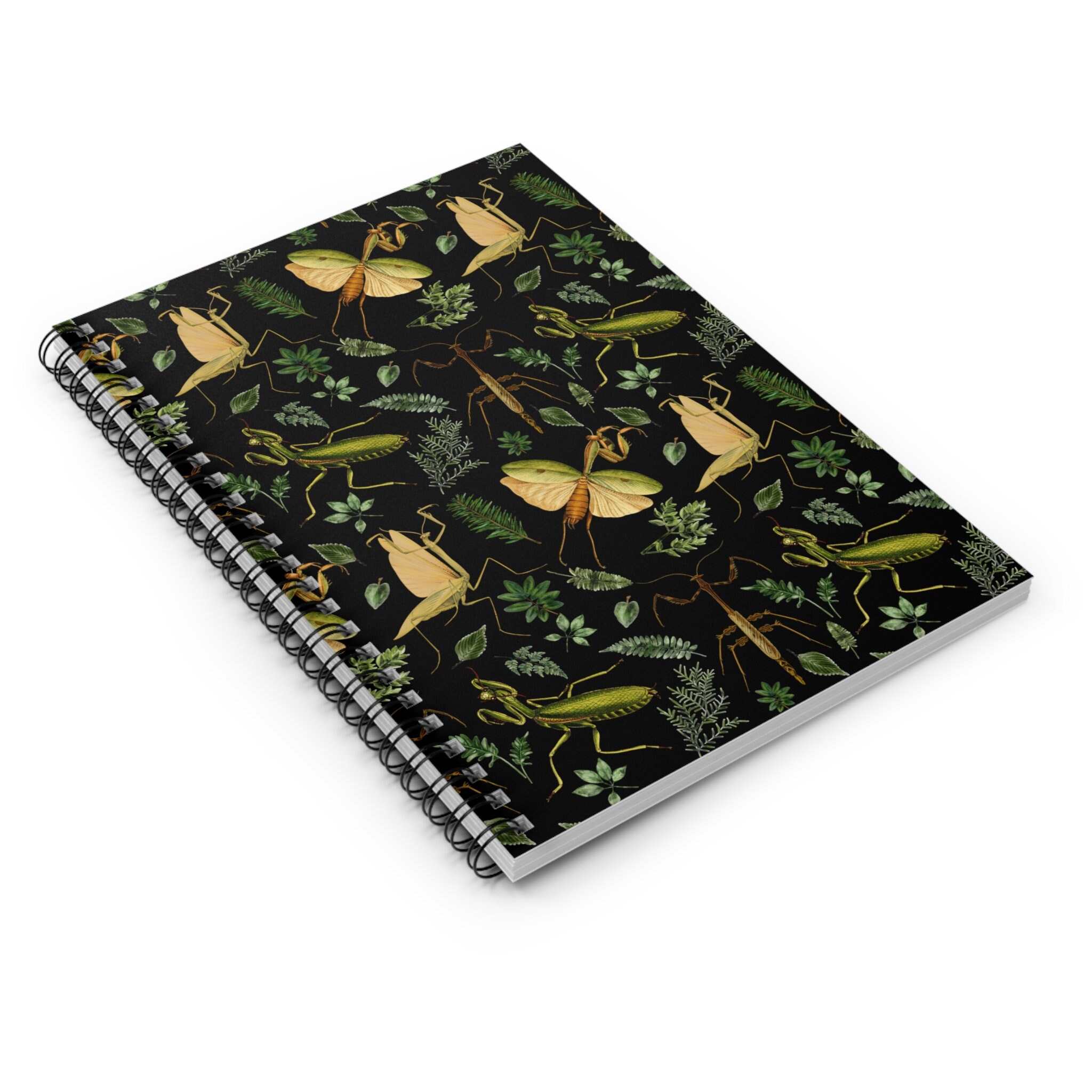 Praying Mantis Journal, Praying Mantis Notebook, Botanical Journal ...