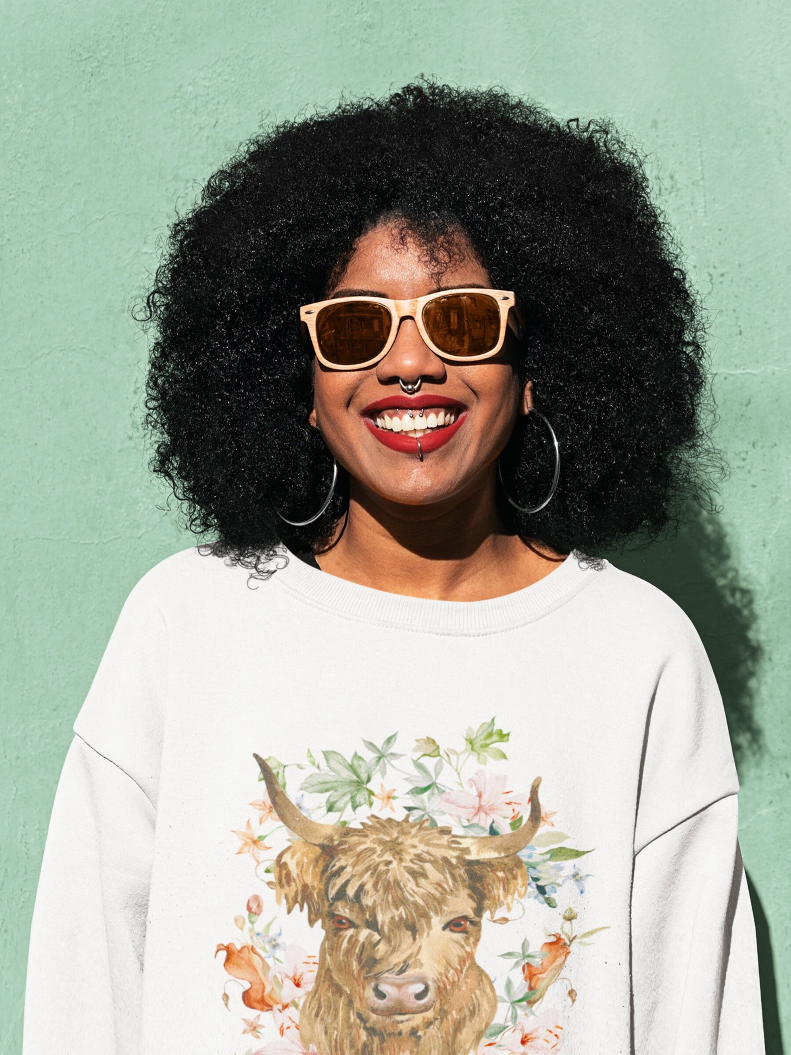 Highland Cow Sweatshirt, Highland Cow Shirt, Cottagecore Clothing, Cow ...