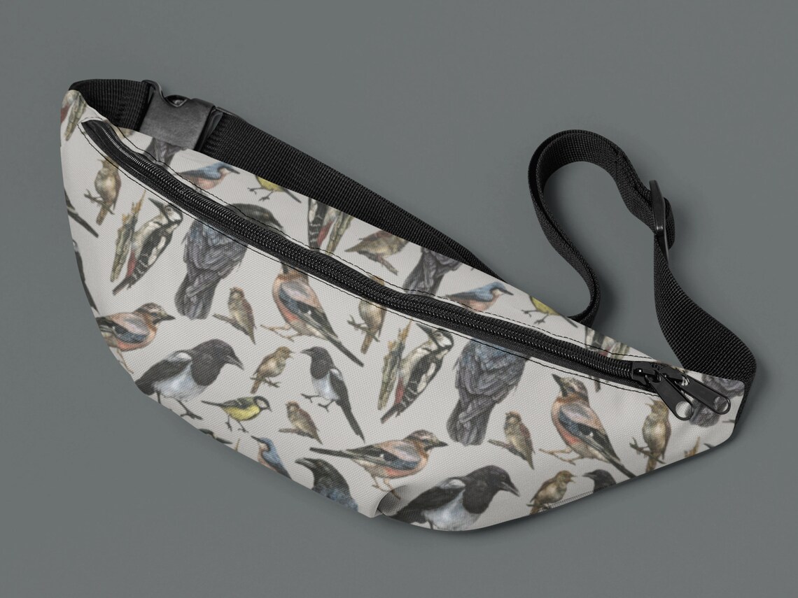 Bird Fanny Pack, Bird Belt Bag, Waist Bag, Crossbody Bag, Shopping Bag ...