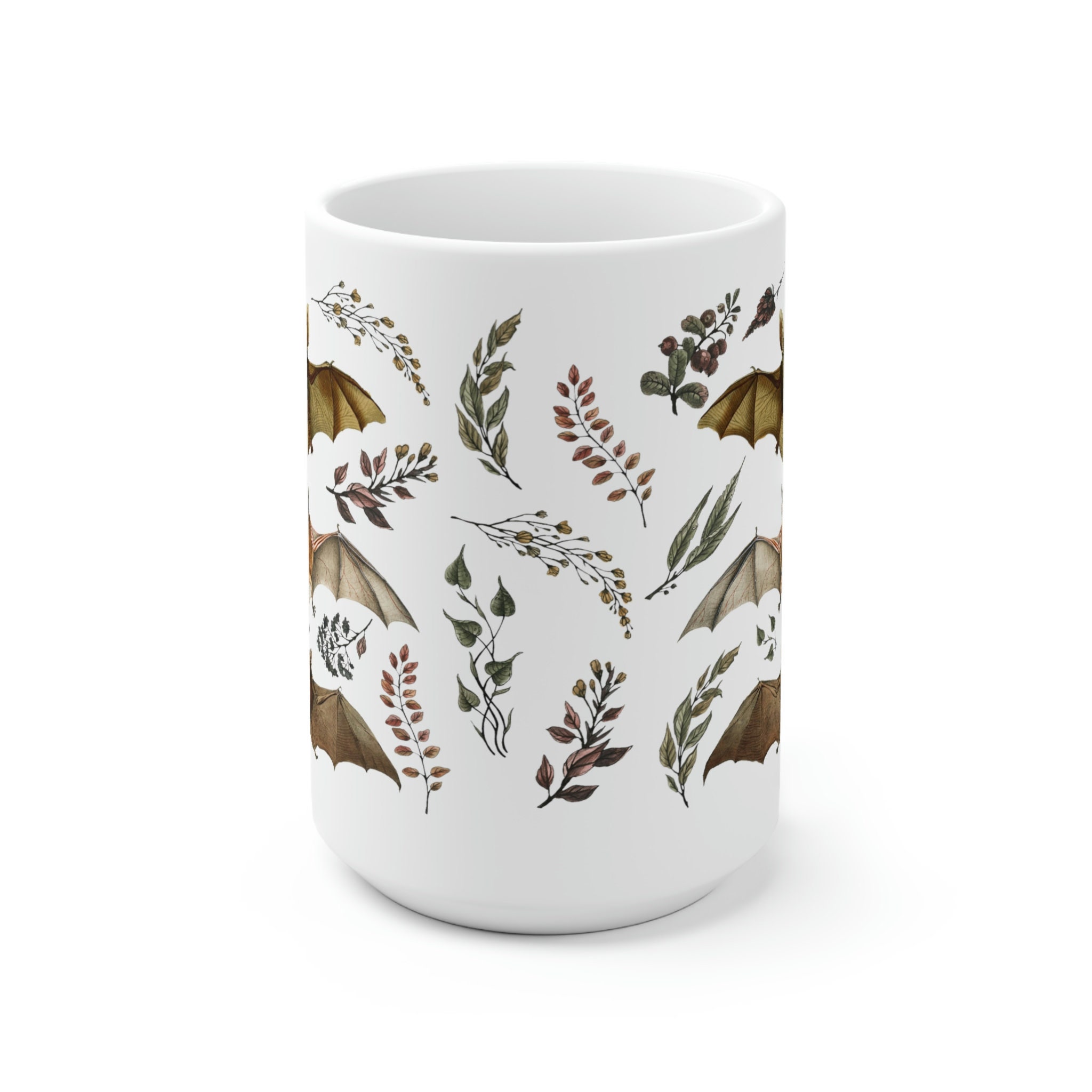 Bats Mug, Bat Coffee Mug, Bat Coffee Cup, Hot Chocolate Mug, Hot Cocoa ...