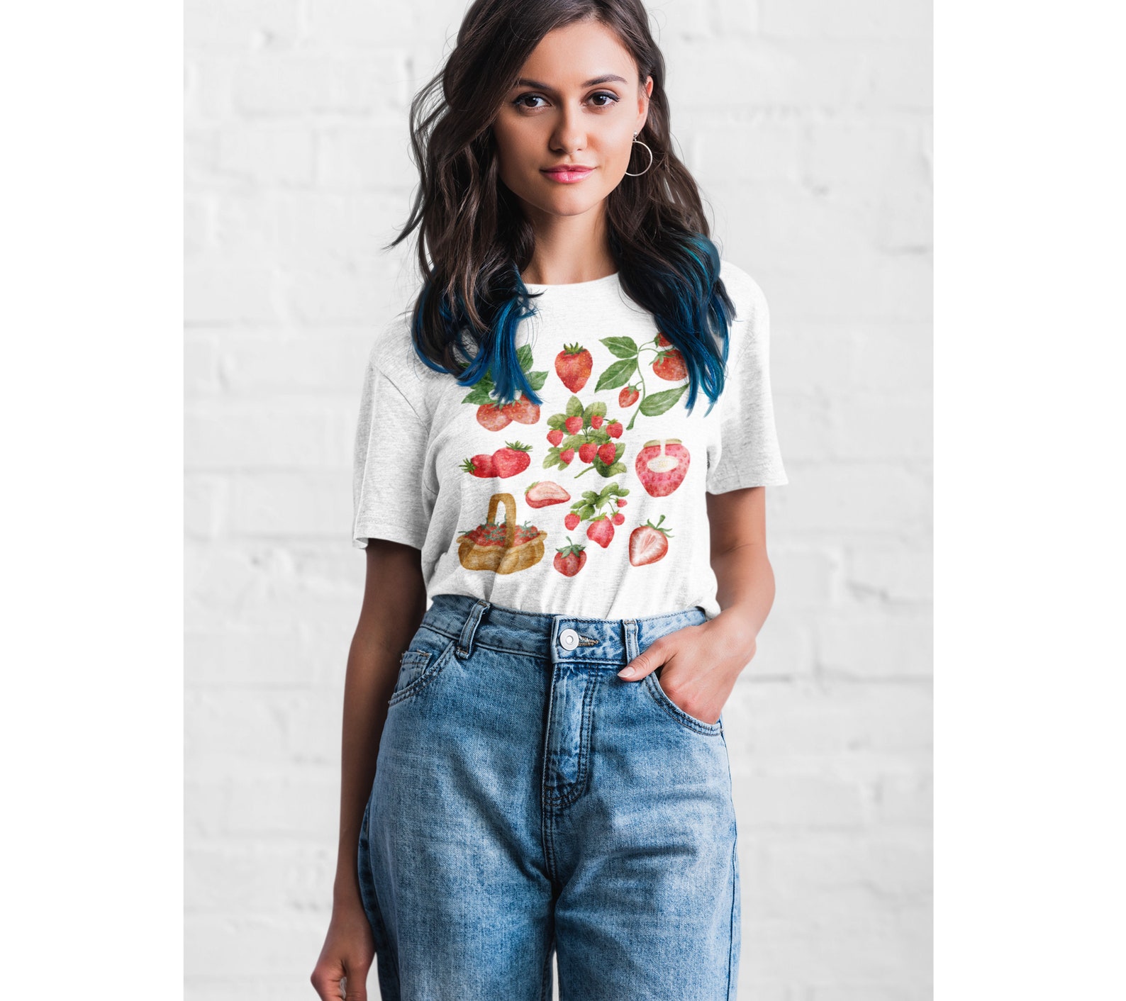 Strawberry Tshirt Strawberry Shirt Strawberry T-shirt - Etsy