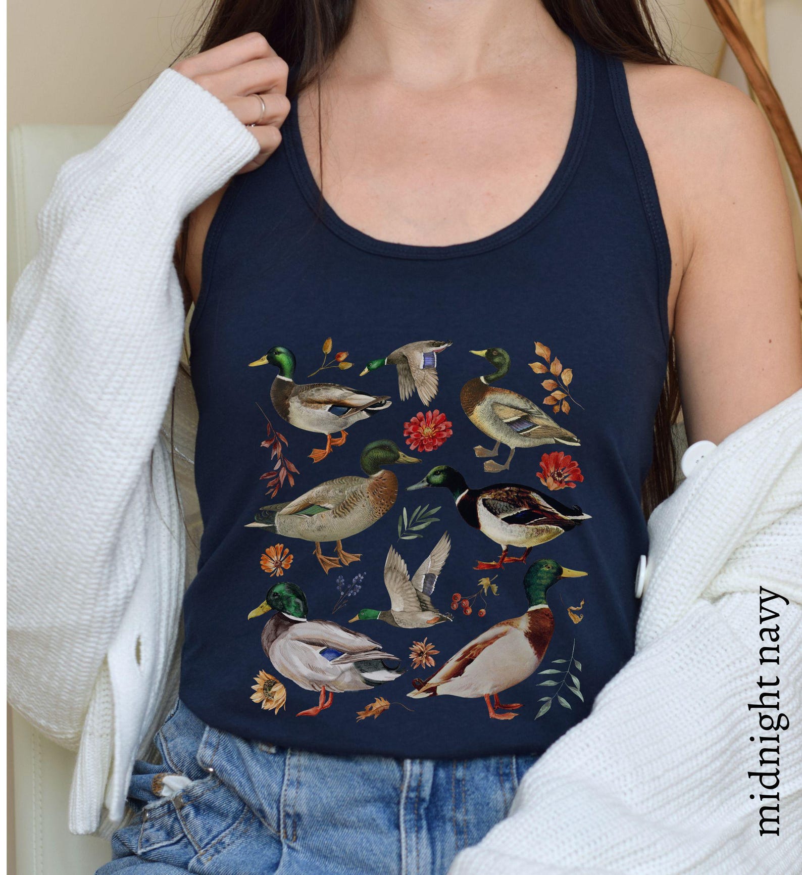 Mallard Duck Tank Top, Tank Top, Aesthetic Tank Top, Nature Tank Top ...