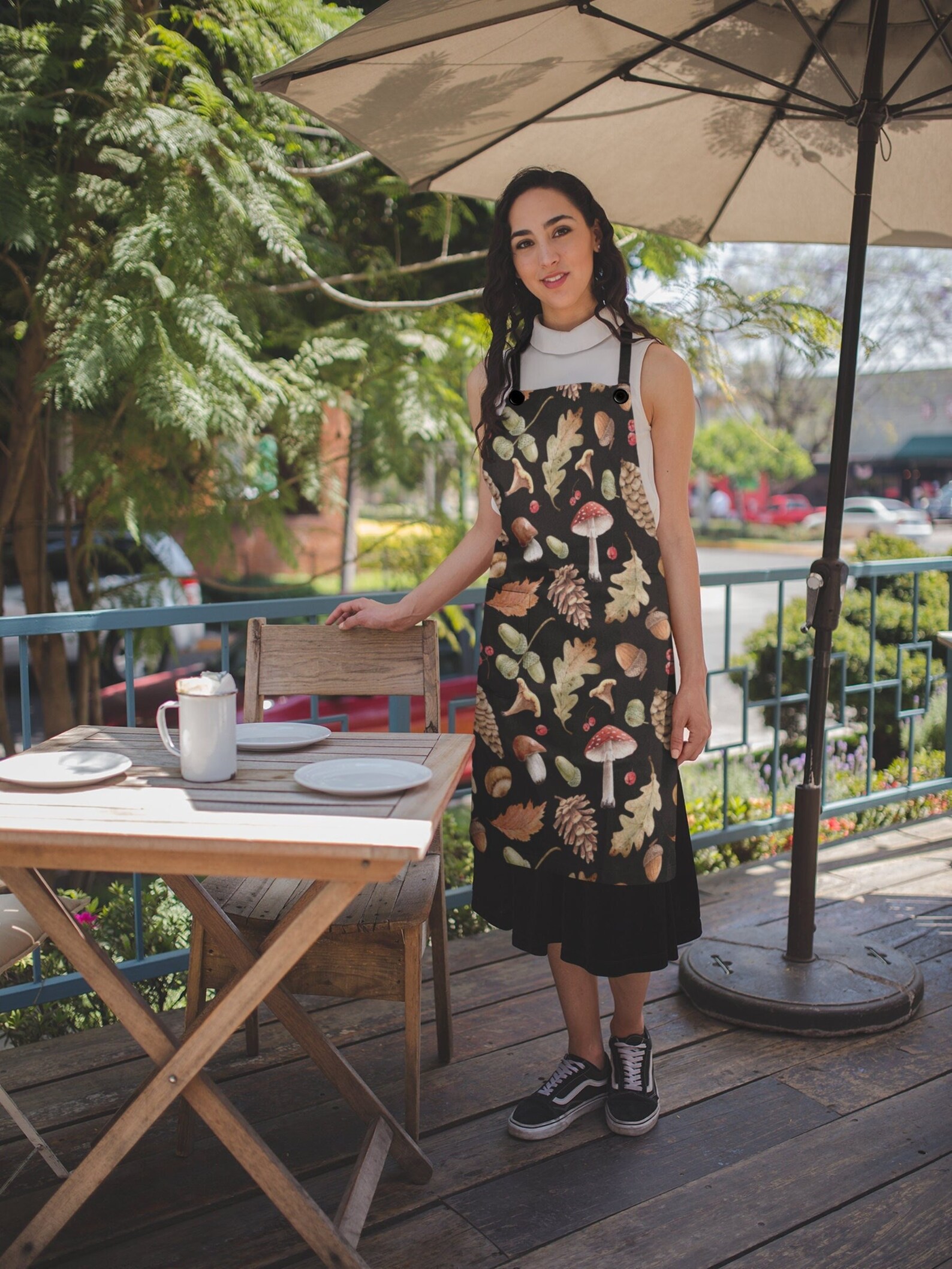 Woodland Apron, Camping Apron, Kitchen Apron, Cottagecore Decor ...