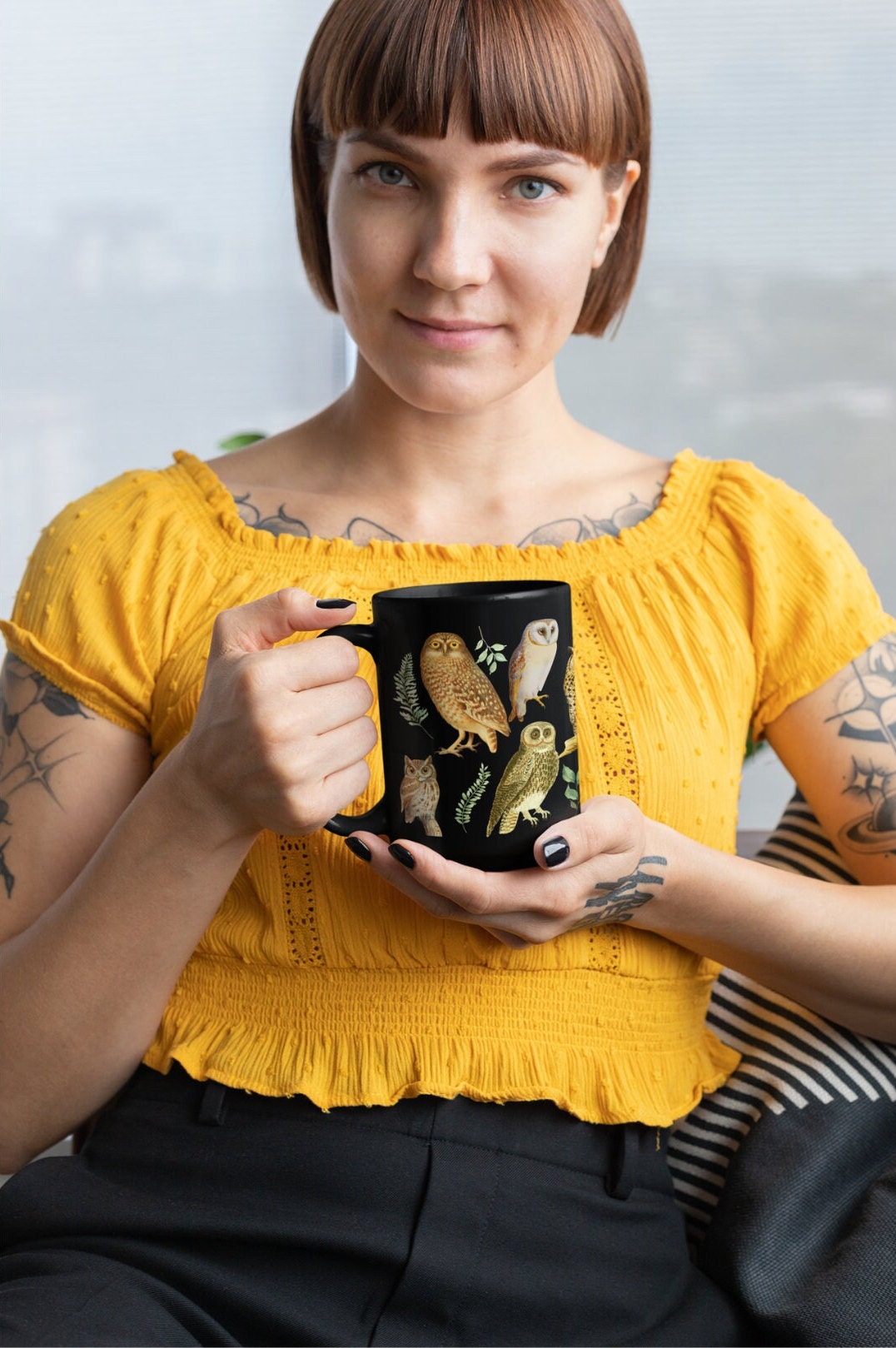 Owl Mug Cottagecore Coffee Mug Gardening Gift Cottagecore - Etsy