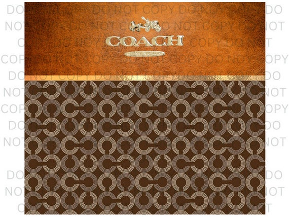 Coach Designer Bag Digital Design tumbler - Etsy