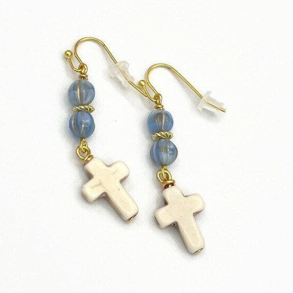 Easter Cross Earrings - Etsy