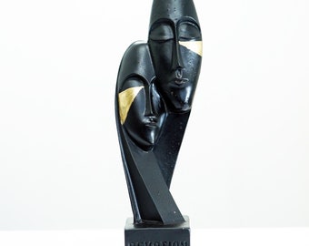 Decorative Cycladic Devotion Figurine, Valentine's Day Home Decor ...