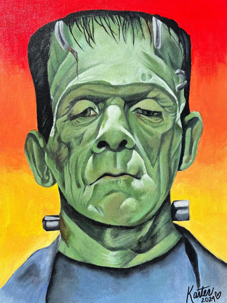 Frankenstein Art Print - Etsy