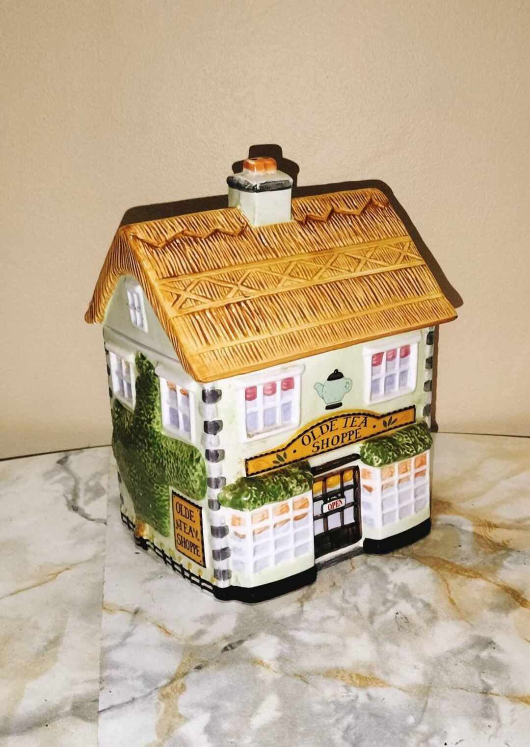 Cookie Tin Marks and Spencer Old Tea Shop - Etsy