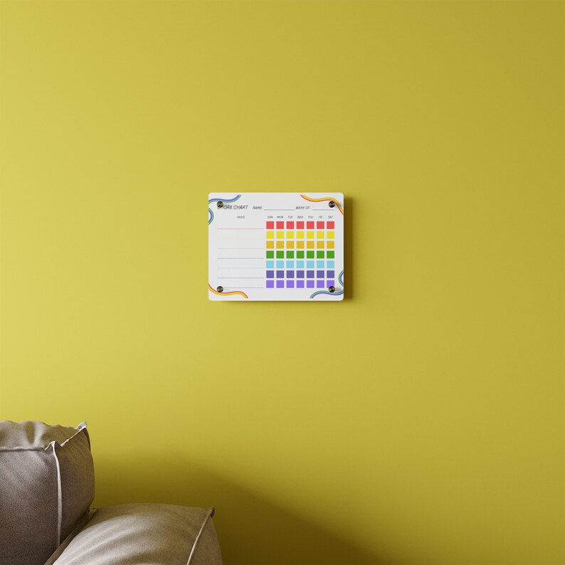 Family Chore Chart, Reusable Chore Chart, Responsibility Chart, Reward ...