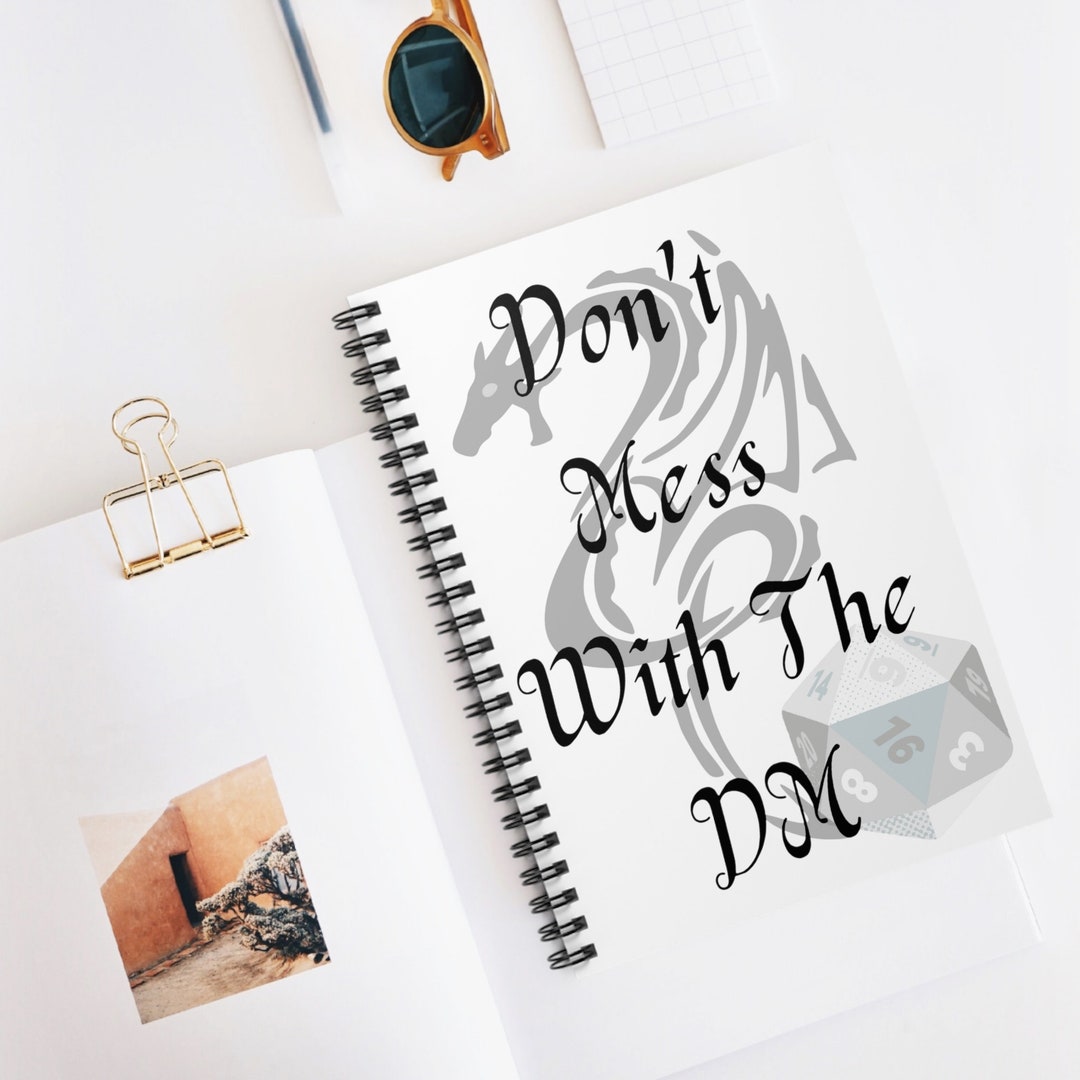 DND Notebook, Dungeons and Dragons Journal, Roleplaying Game Notebook ...