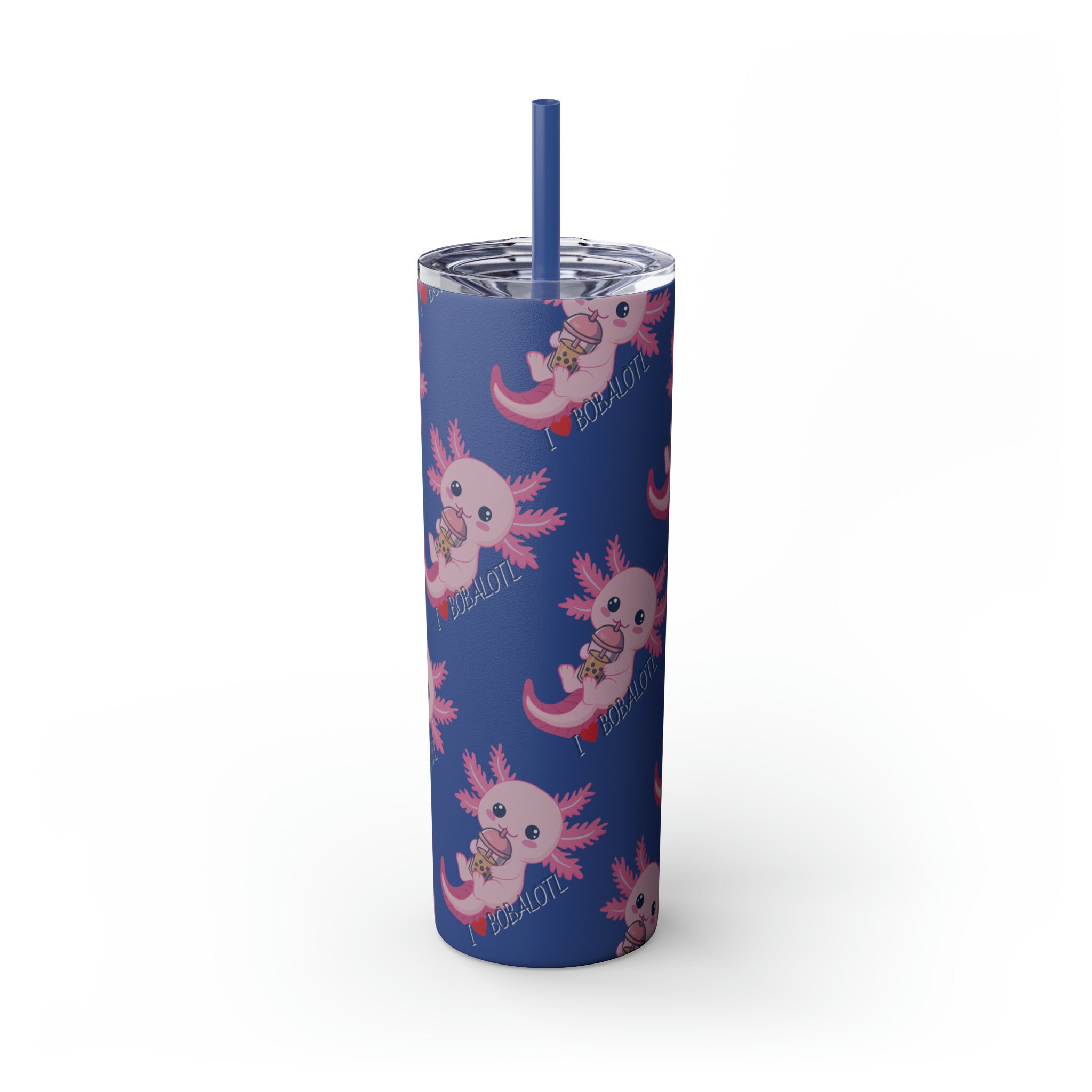 Axolotl Tumbler, Boba Tea, Bubble Tea, Bubble Tea Cup, Boba Cup, Boba ...