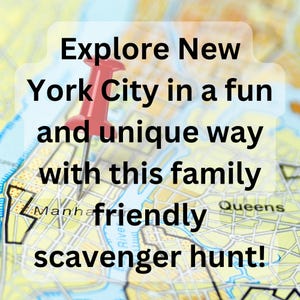 Printable New York City Scavenger Hunt, NYC Scavenger Hunt Game, Group ...