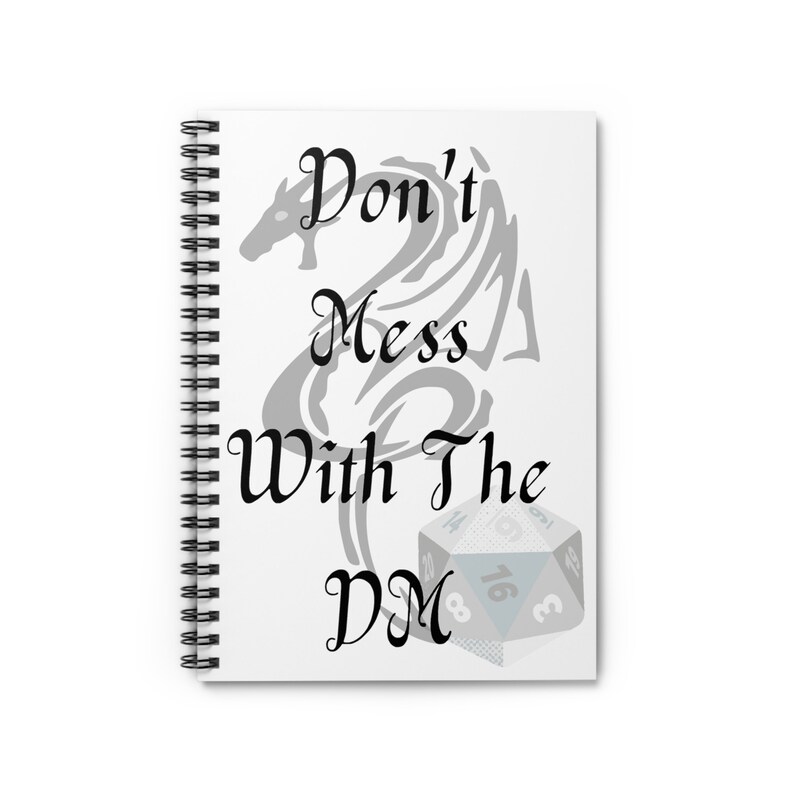 DND Notebook, Dungeons and Dragons Journal, Roleplaying Game Notebook ...