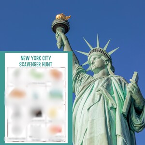 Printable New York City Scavenger Hunt, NYC Scavenger Hunt Game, Group ...