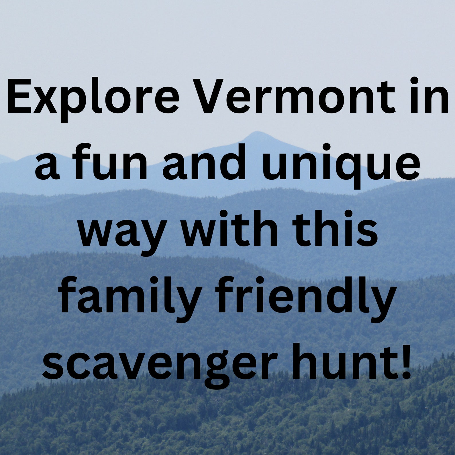 Printable Vermont Scavenger Hunt, Vermont Scavenger Hunt Game ...