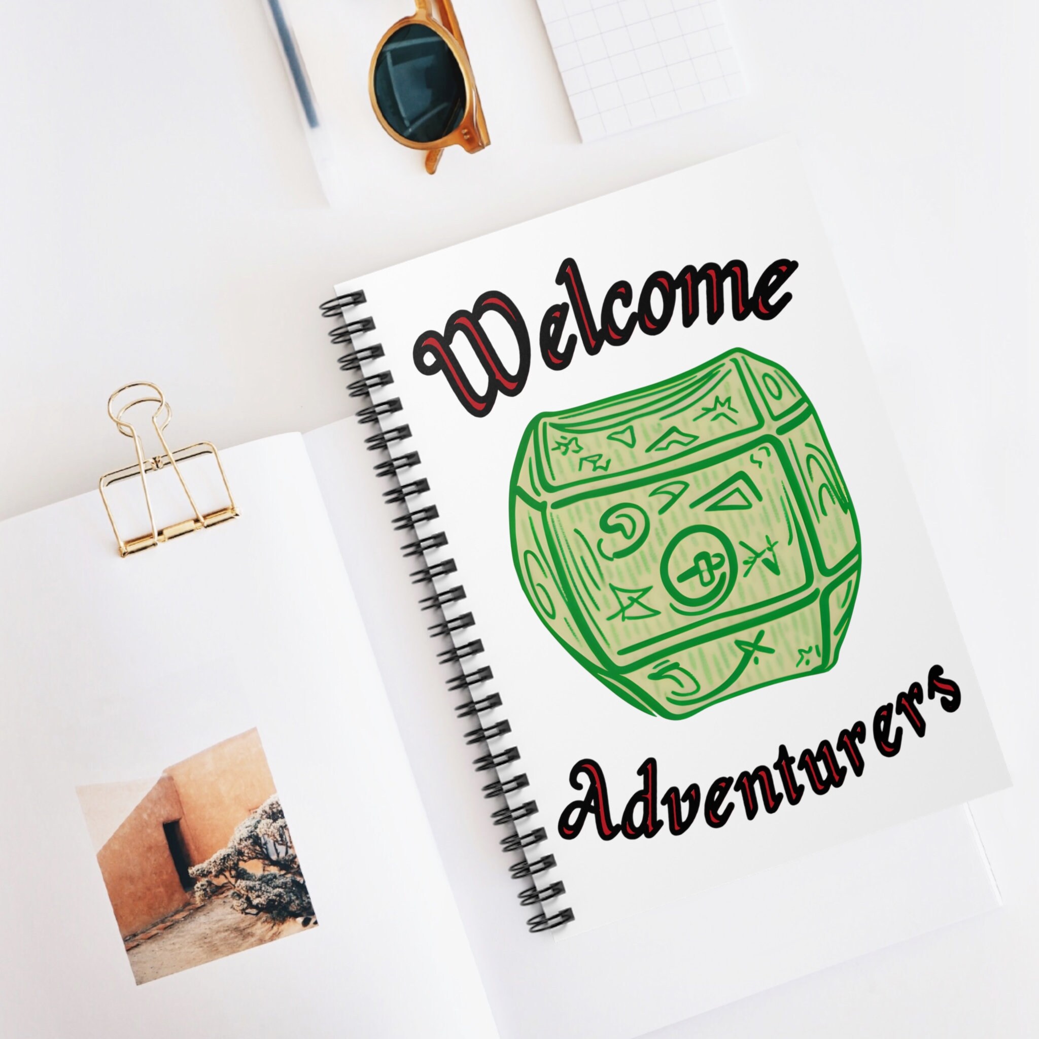 DND Notebook, Dungeons and Dragons Journal, Roleplaying Game Notebook ...