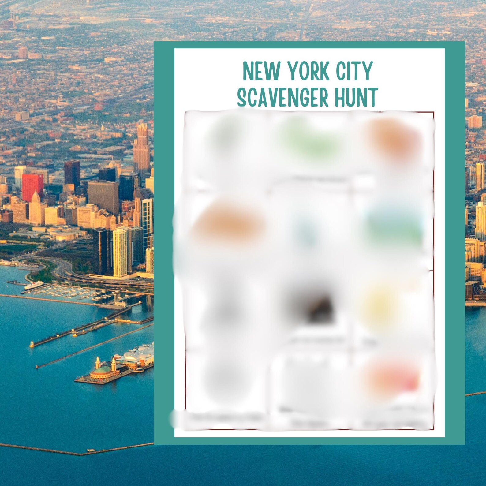 Printable New York City Scavenger Hunt, NYC Scavenger Hunt Game, Group ...