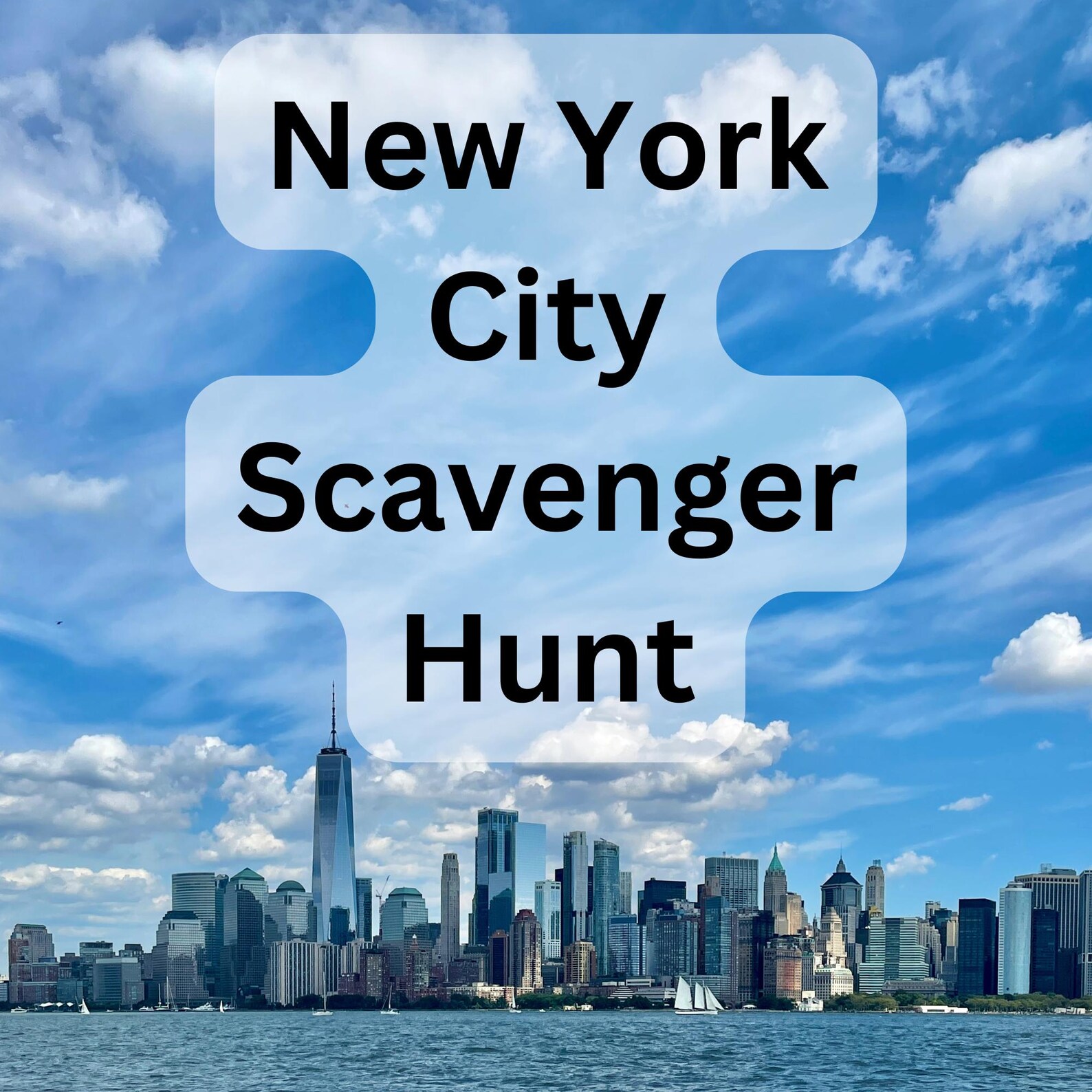 Printable New York City Scavenger Hunt, NYC Scavenger Hunt Game, Group ...