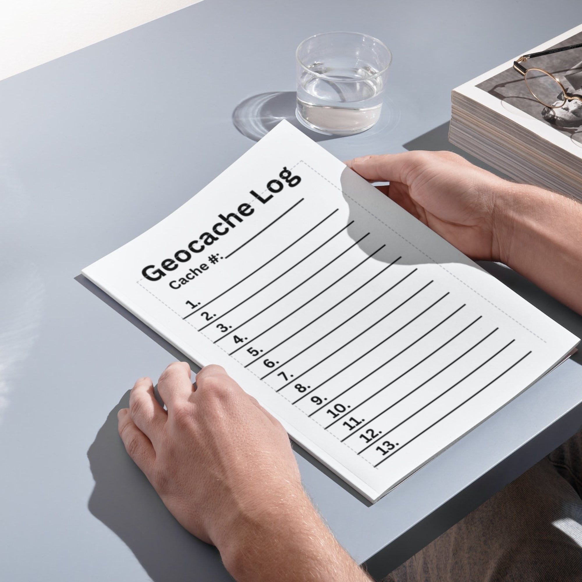 Geocaching Log Roll, Log Book, Geocache Log, Geocache, Geocaching, GPS ...