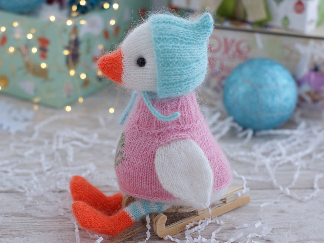 Cute Goose Knitting Pattern Goose Amigurumi Goose Gosling - Etsy
