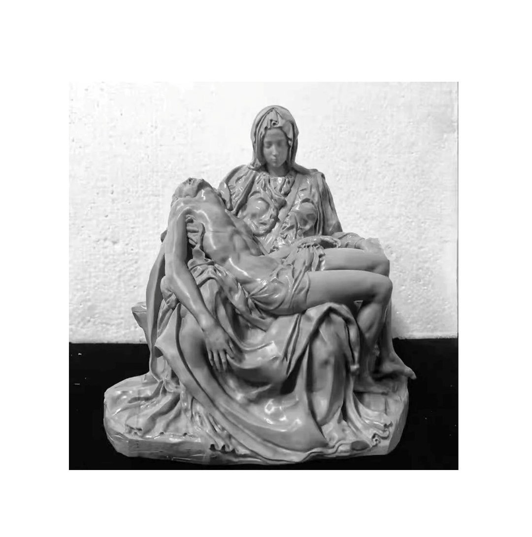 Michelangelo's Pieta Mold, 3D Candle Craft Silicone Mold Catholic Scene ...