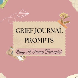 50 Grief Journaling Prompts Printable Digital Instant Download - Etsy